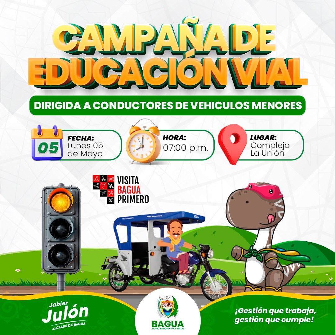 Campaña De Educación Vial Para Conductores De Vehículos Menores