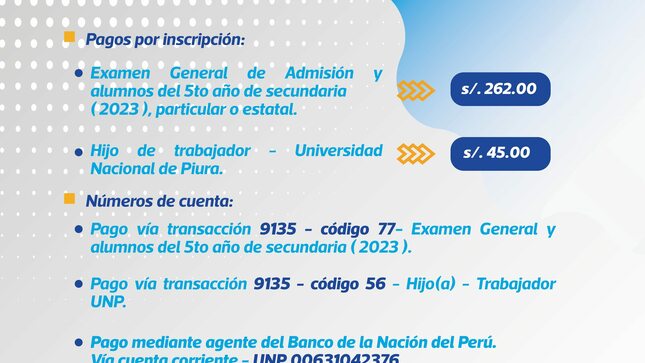 Examen General de Admisión #UNP 2023-II - Noticias - Universidad ... Examen General de Admisión #UNP 2023-II - Noticias - Universidad ...