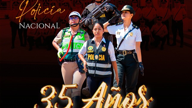 Feliz 35 Aniversario Policía Nacional Del Perú Noticias