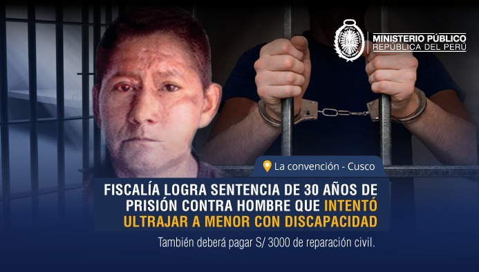 Fiscalía Logra Sentencia De 30 Años De Prisión Contra Hombre Que